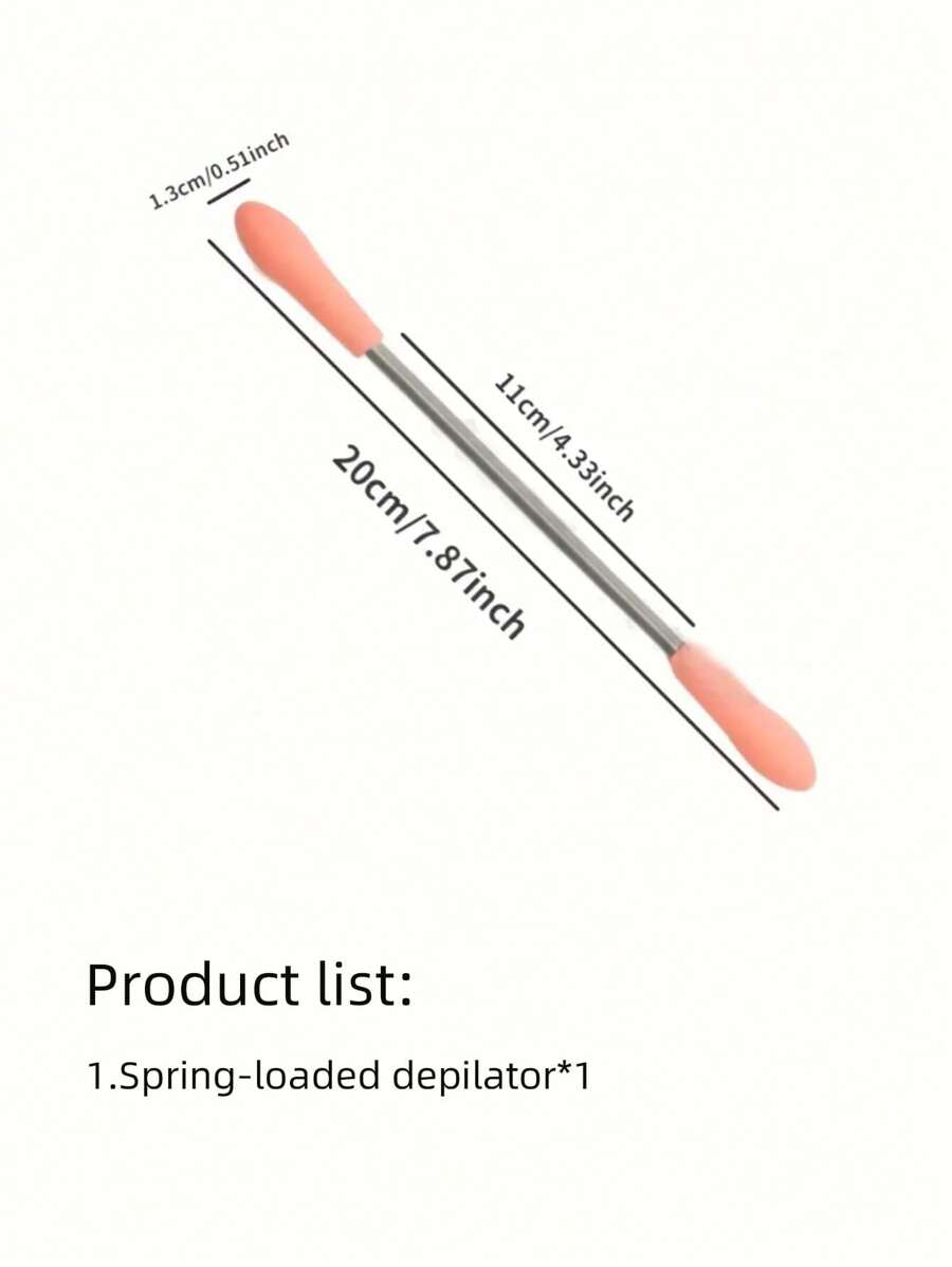 1pc Women's Facial Spring Epilator, Suitable For Cheek, Neck, Upper Lip ...