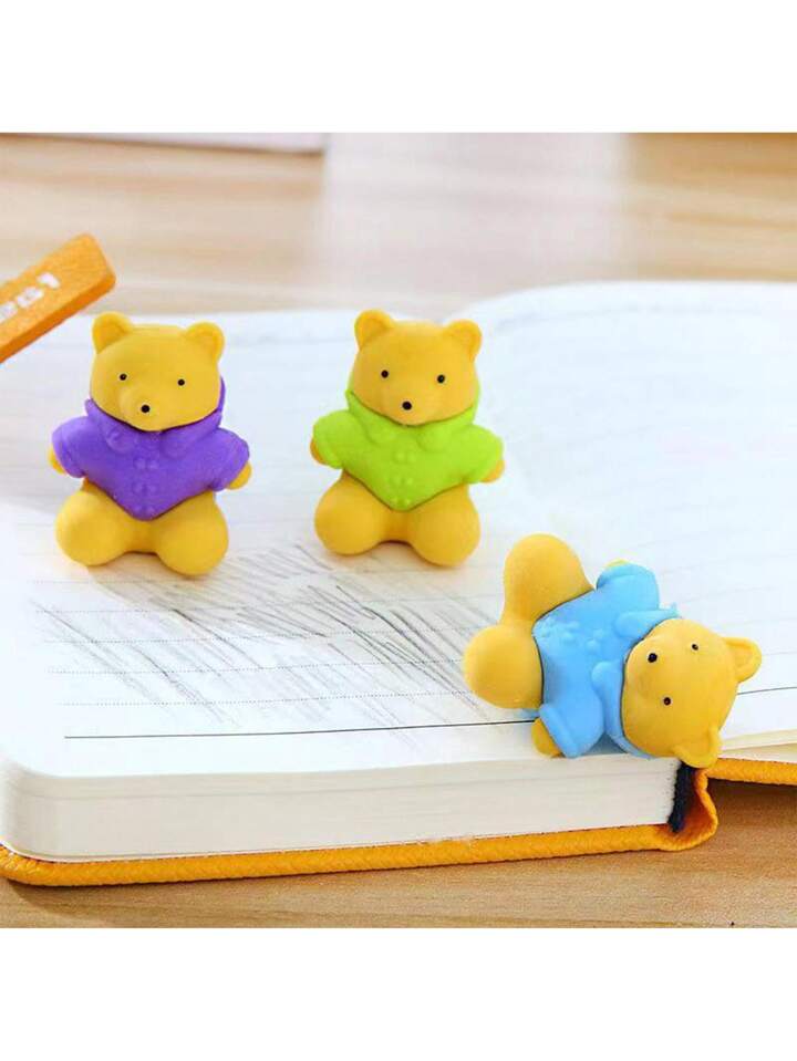 Cute Bear Erasers