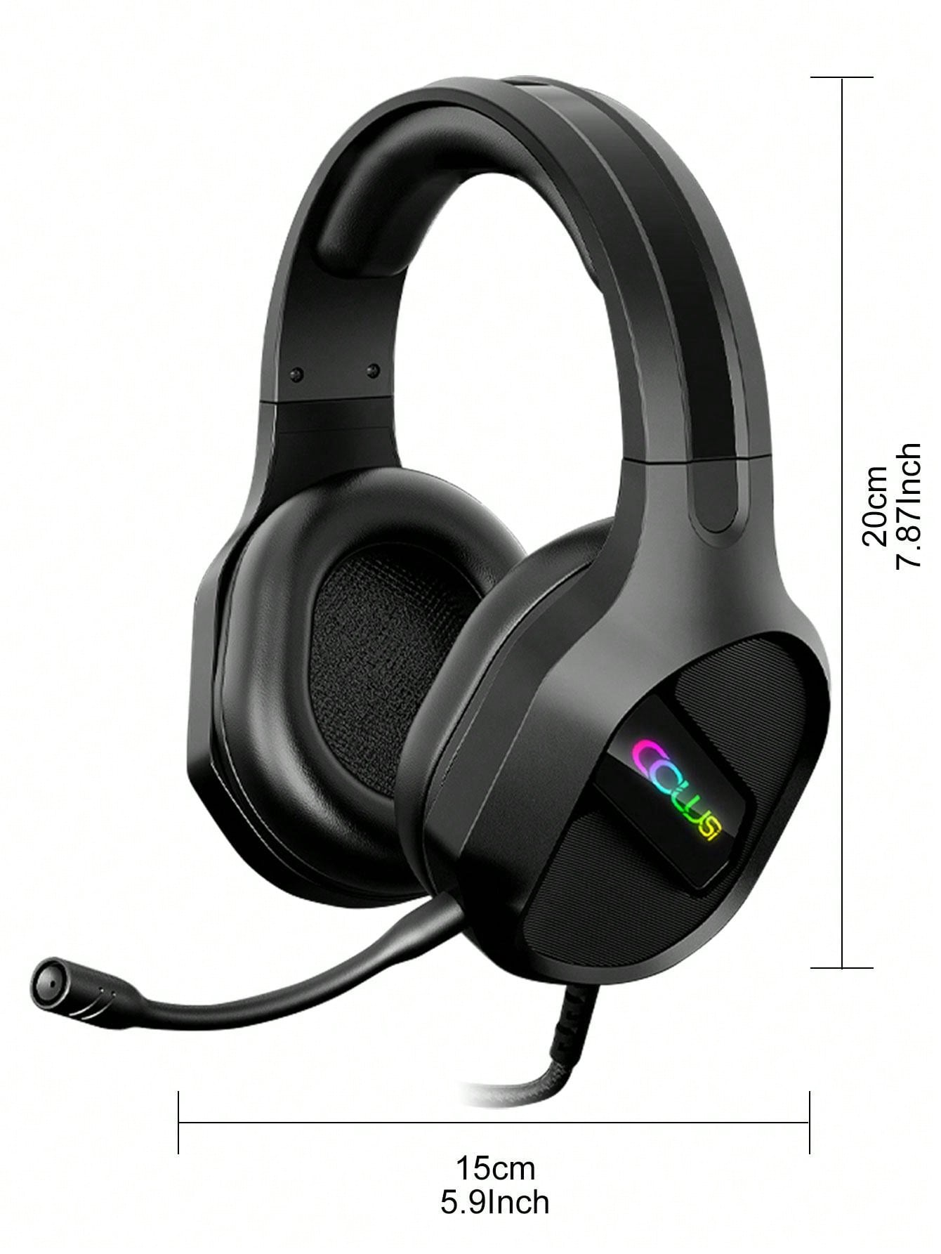 Colusi Gaming Headset Headphones for PS4 PS5 Xbox One PC Controller ...