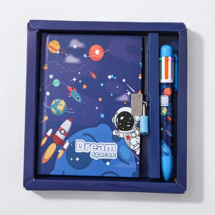 Diary With Lock Back