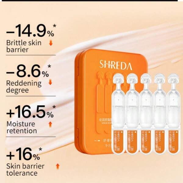 Shreda Sebum Film Repair Secondary Jetable 5 Pack Barrière Apaisante ...