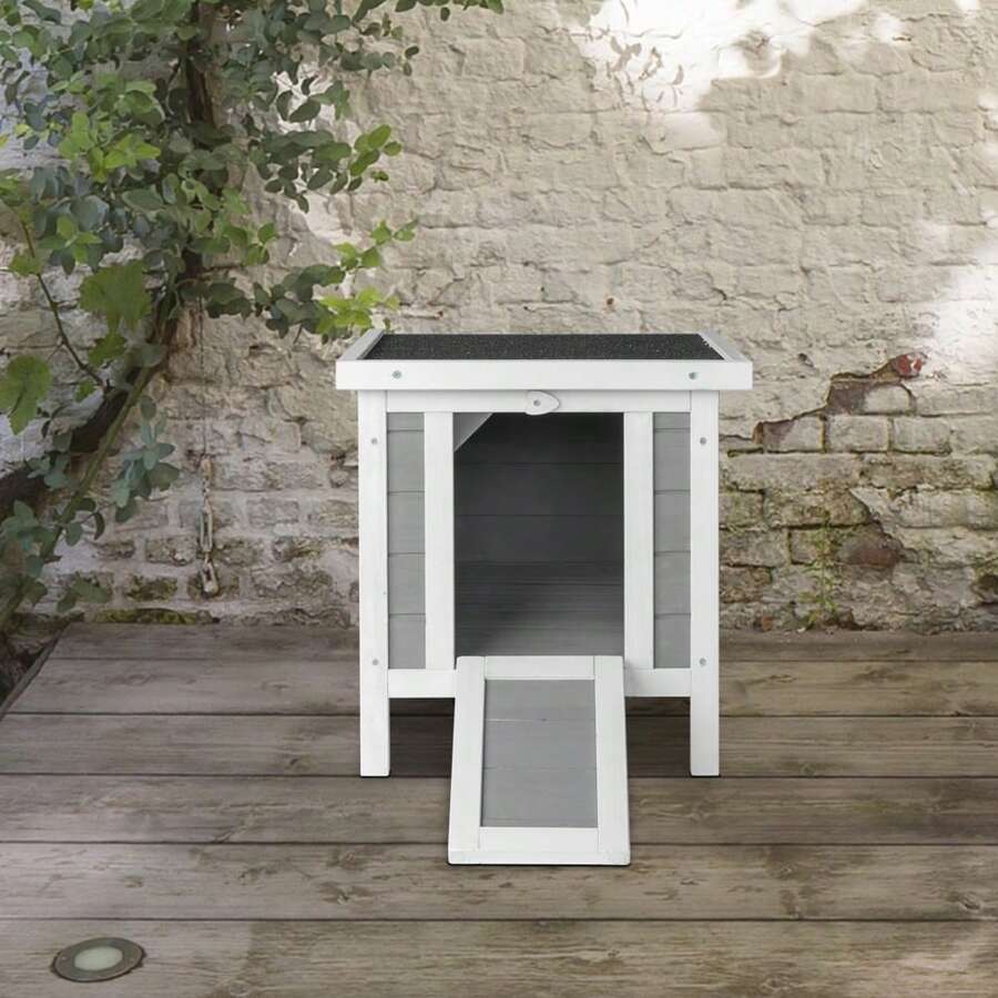 20" Wooden Waterproof Rabbit Hutch Pet Bunny Small Animal House Habitat ...