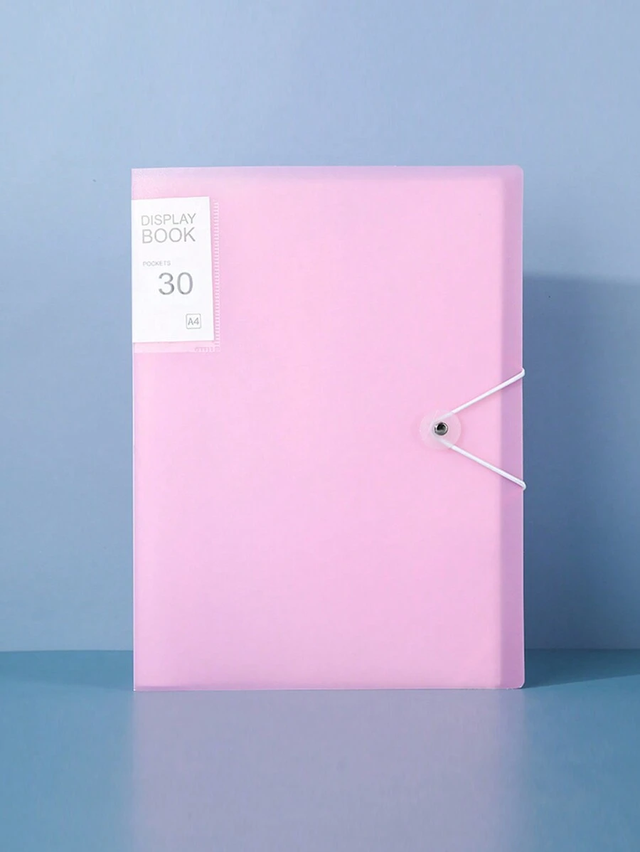 A4 Folder, 30 Pages, Multi-layer Transparent Insert Pages Portfolio ...