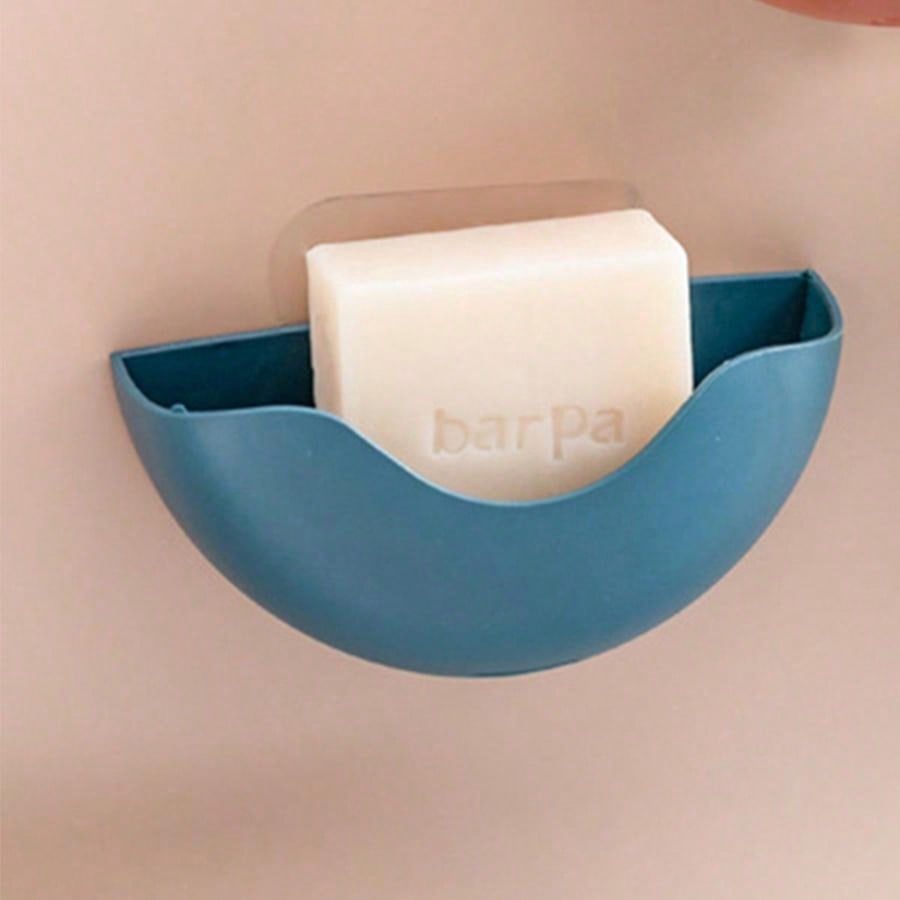 12*6cm Yellow Plastic Soap Box With Drainage Holes, Wall-mounted Soap ...