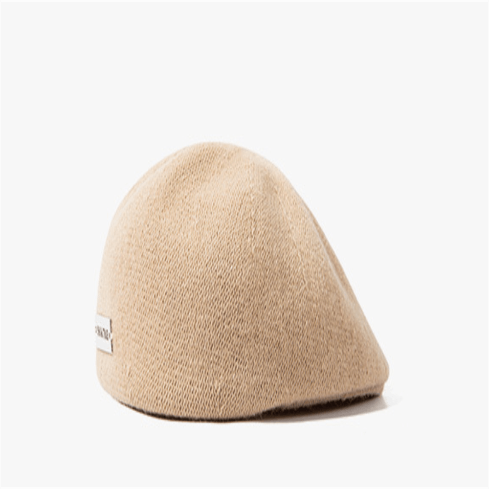 Vintage Khaki-colored Cap With Reverse Forward Style And Metal Badge ...