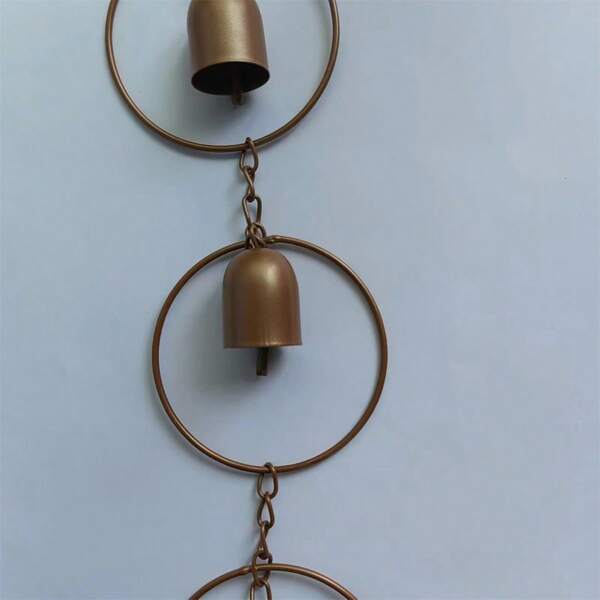Steel Leaf Rain Chain Rain Chain Bell Metal Rain Chain Outdoor Garden ...
