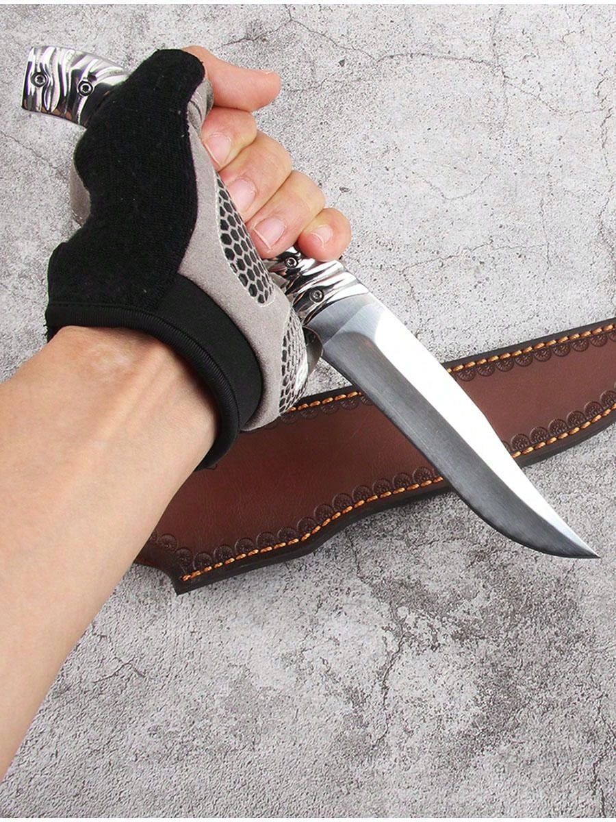 1 Pc Full Tang Hunting Knife Heavy Duty Camping Knife Fixed Blade Knife ...