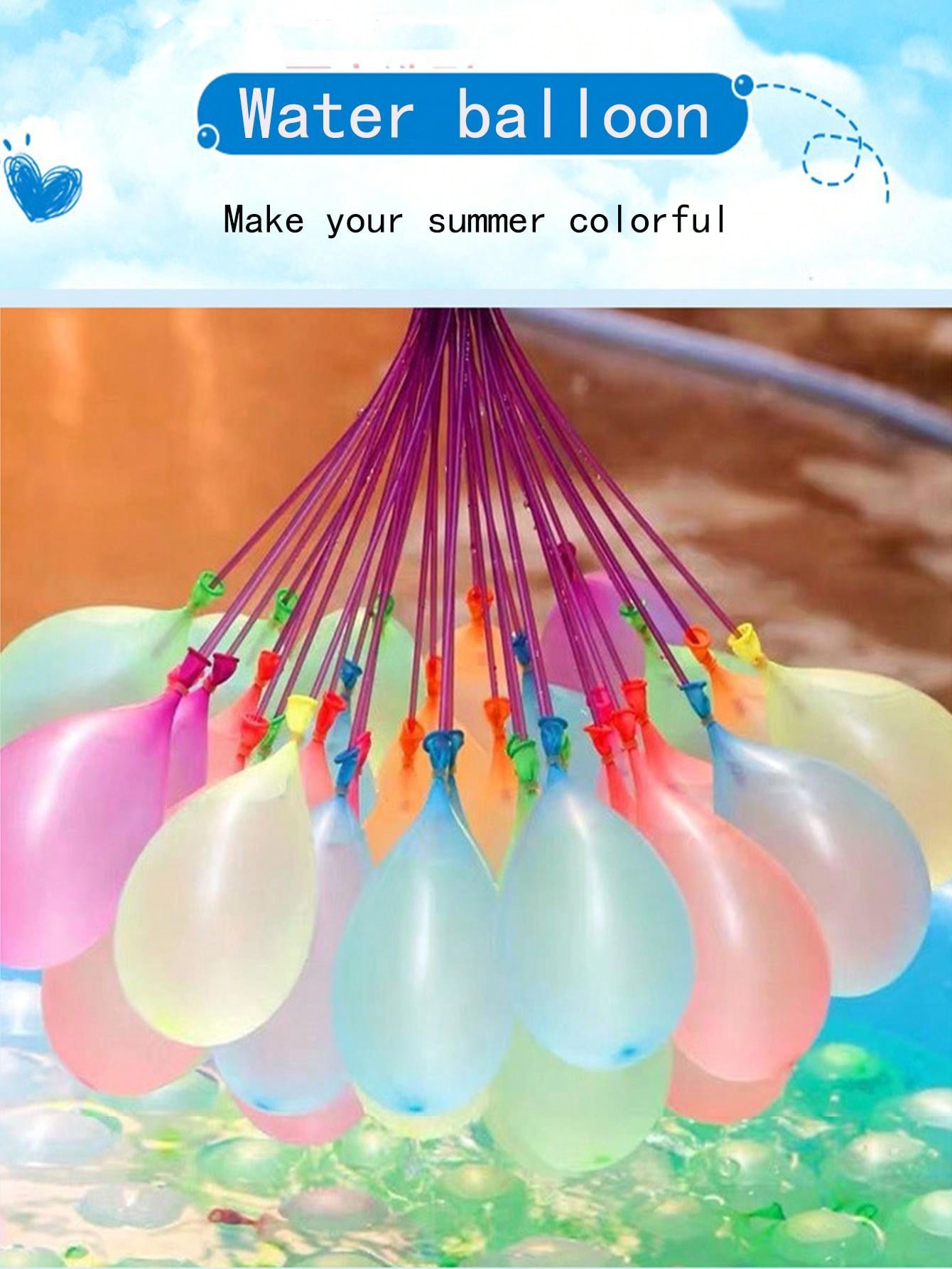 111pcs Quick Fill Water Balloons, Small Size Water Bombs, Water Guns ...