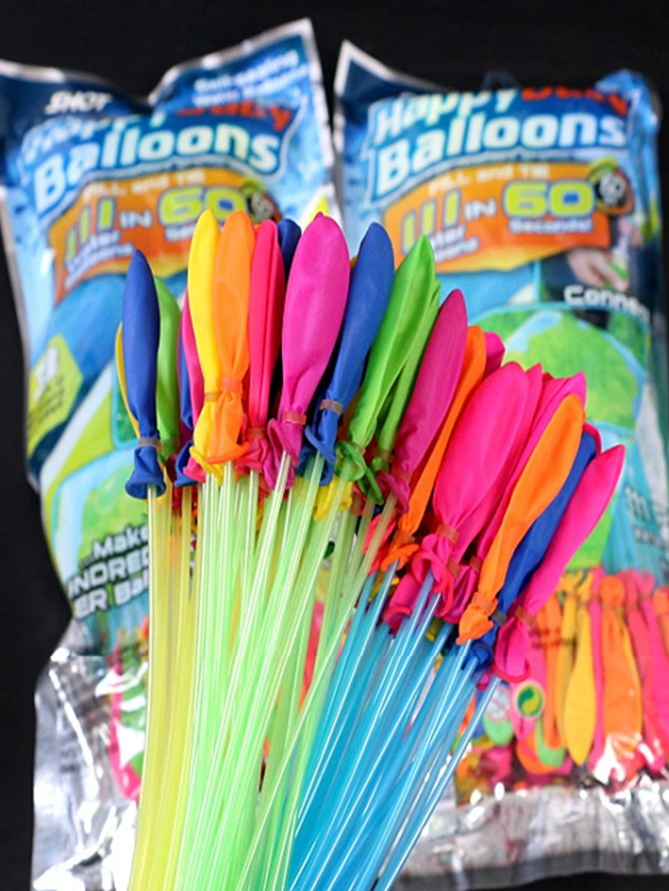 111pcs Quick Fill Water Balloons, Small Size Water Bombs, Water Guns ...