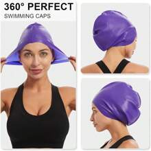 Extra Large Swim Cap for Braids and Dreadlocks Swimming Cap for Women ...