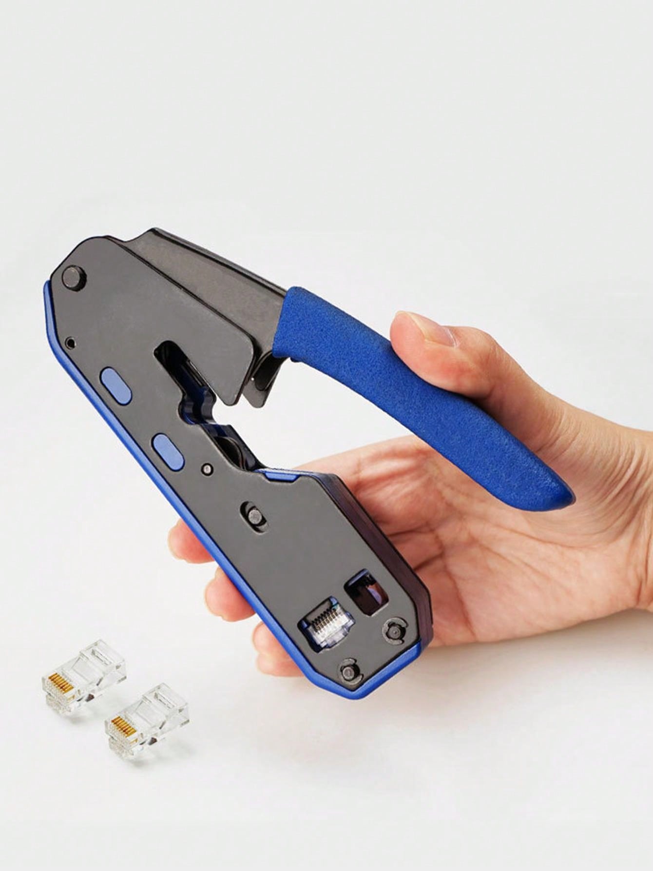 Network Crimping Tool Set, Cat6 Connector Crimping Tool, 8p6p Network ...