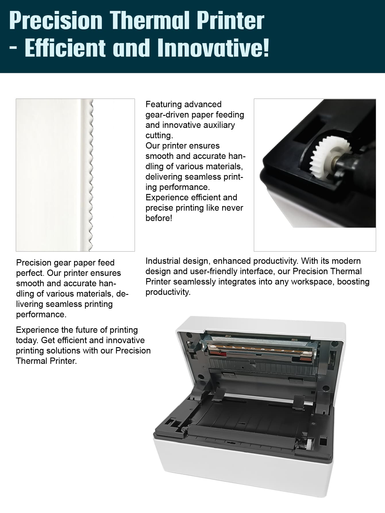 Marklife D100 Bluetooth Shipping Label Printer, Thermal Wireless Label ...