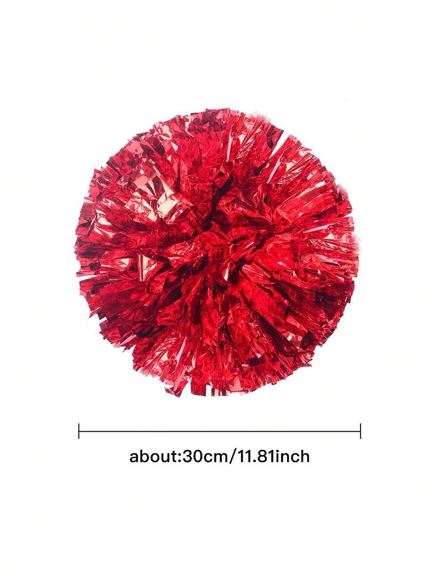1pc Red Cheering Flower For Cheerleaders, Dance Sports Game Supplies ...