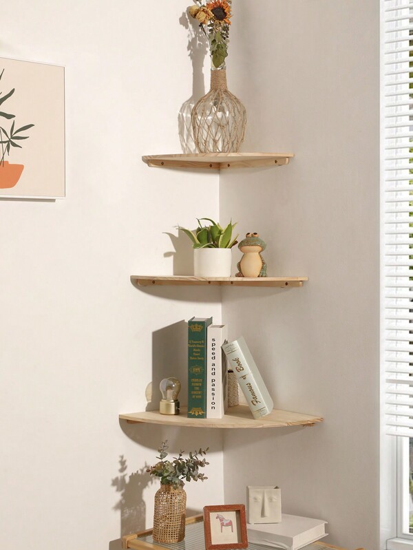 1pc Corner Wall Shelf, Floating Corner Shelves for Wall, corner shelf ...