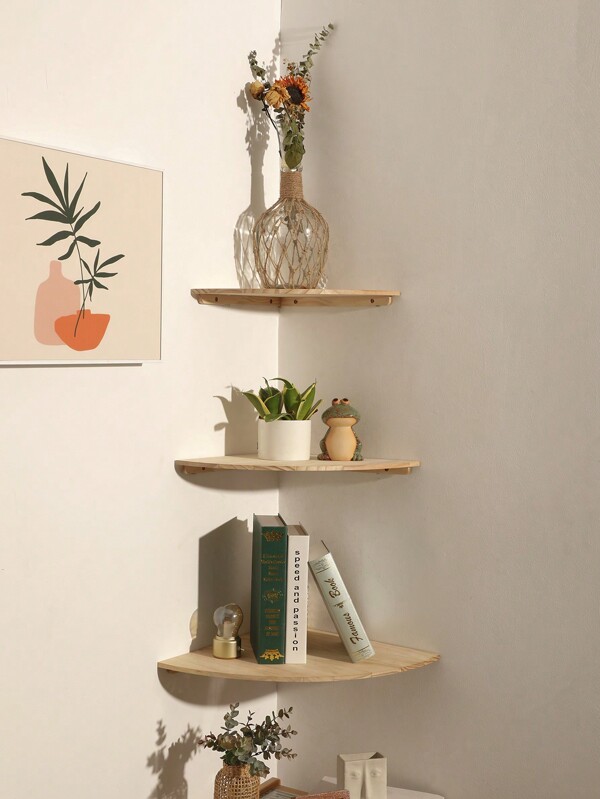 1pc Corner Wall Shelf, Floating Corner Shelves for Wall, corner shelf ...