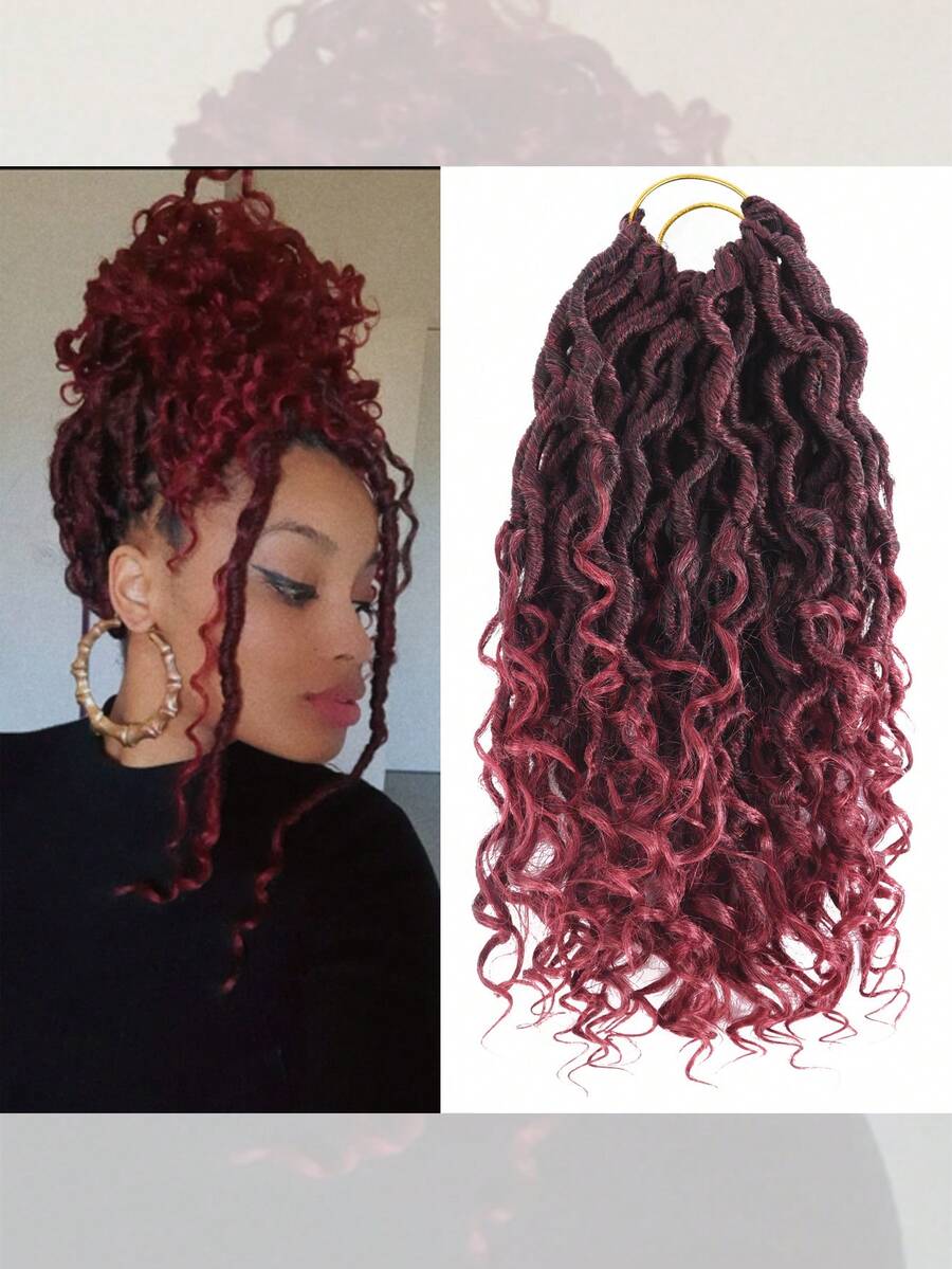 3packs Boho Faux Locs Crochet Hair Pre-Looped Bohemian Goddess Locs ...