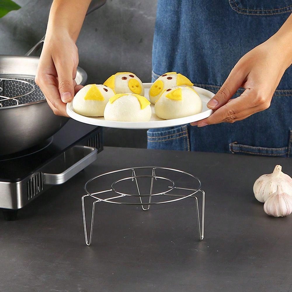 Stainless Steel Steaming Rack & Steamer Plate For Steaming Dumplings ...