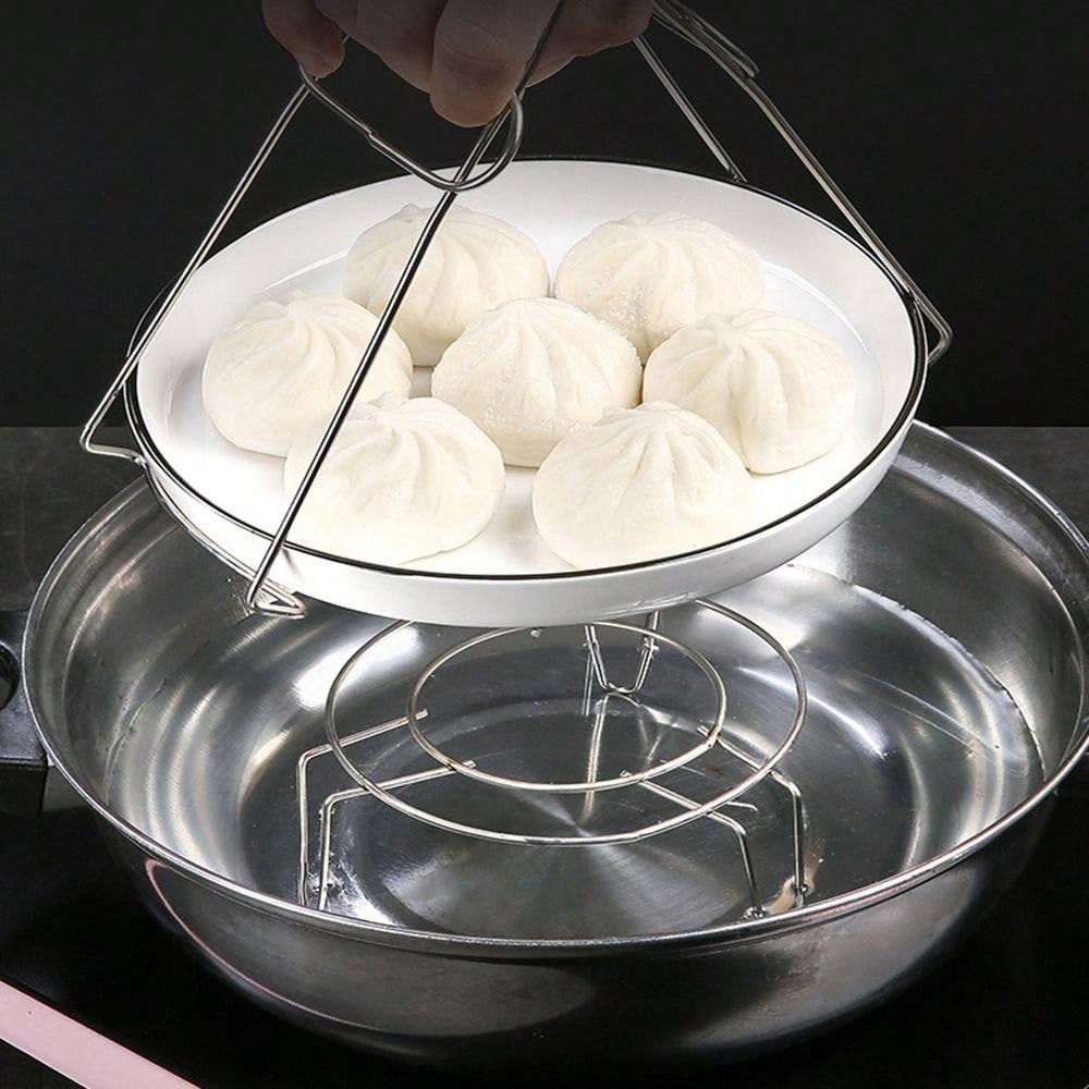 Stainless Steel Steaming Rack & Steamer Plate For Steaming Dumplings ...