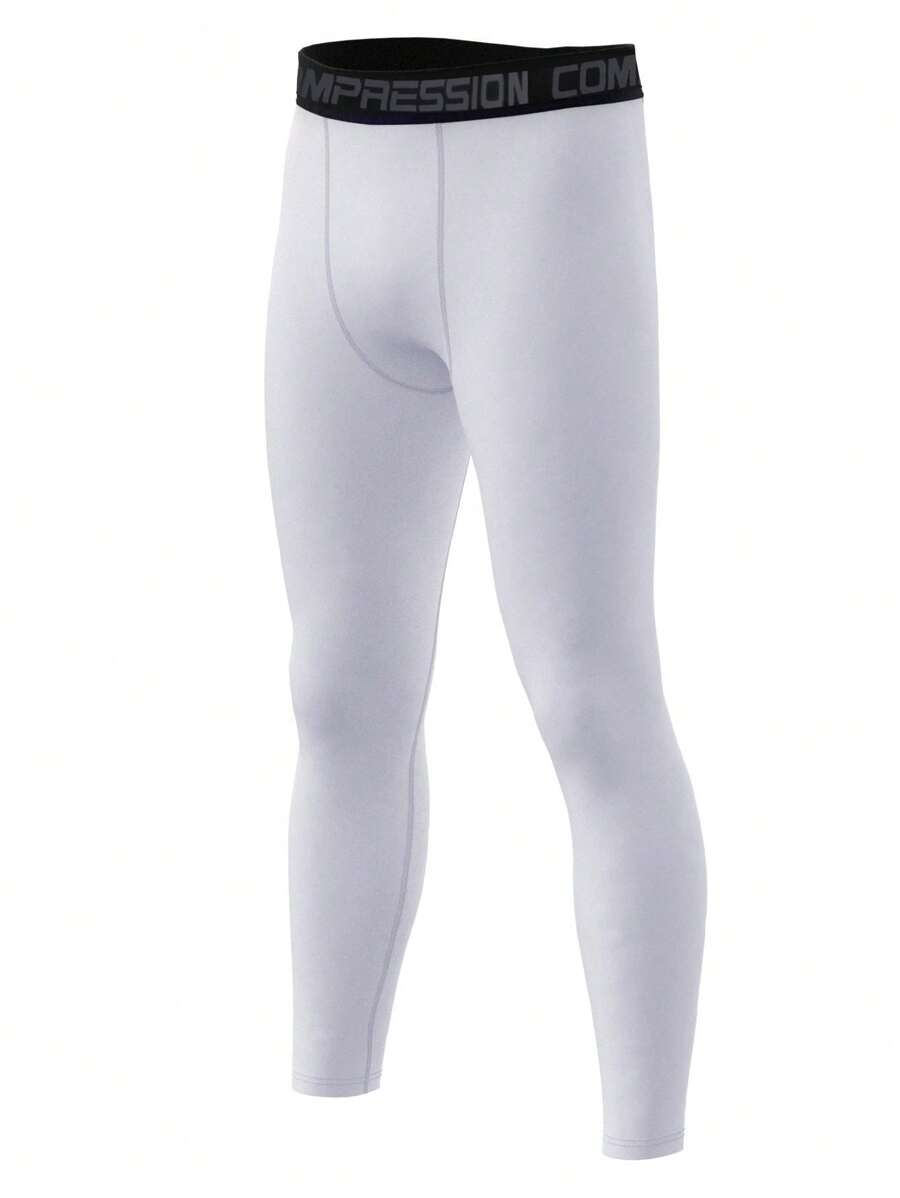 Men's Sport Compression Pants For Running, Fitness, Basketball Training ...