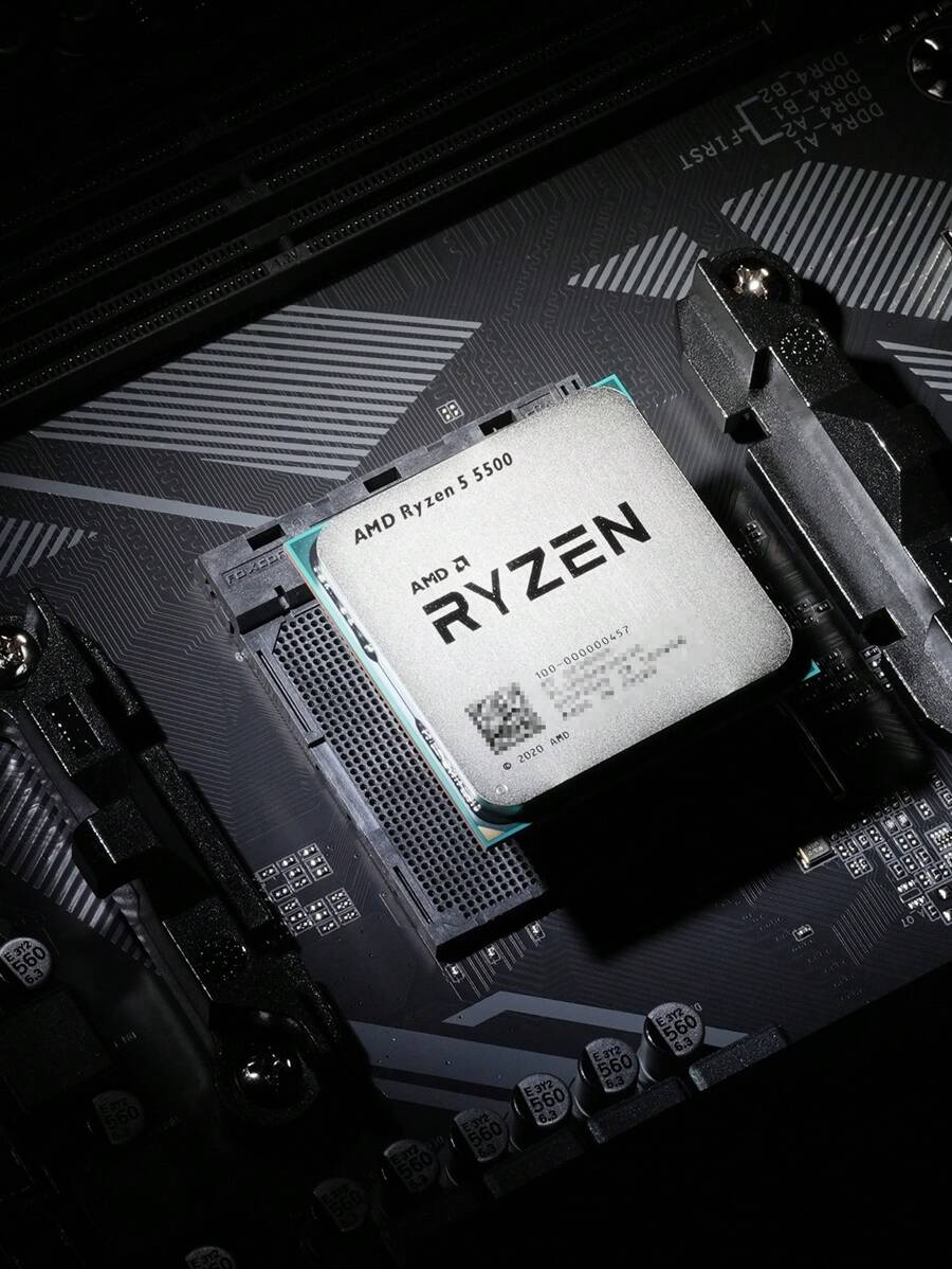 Ryzen 5 5500 3.6GHz Base Clock 6-Core 12-Thread Desktop Processor CPU ...