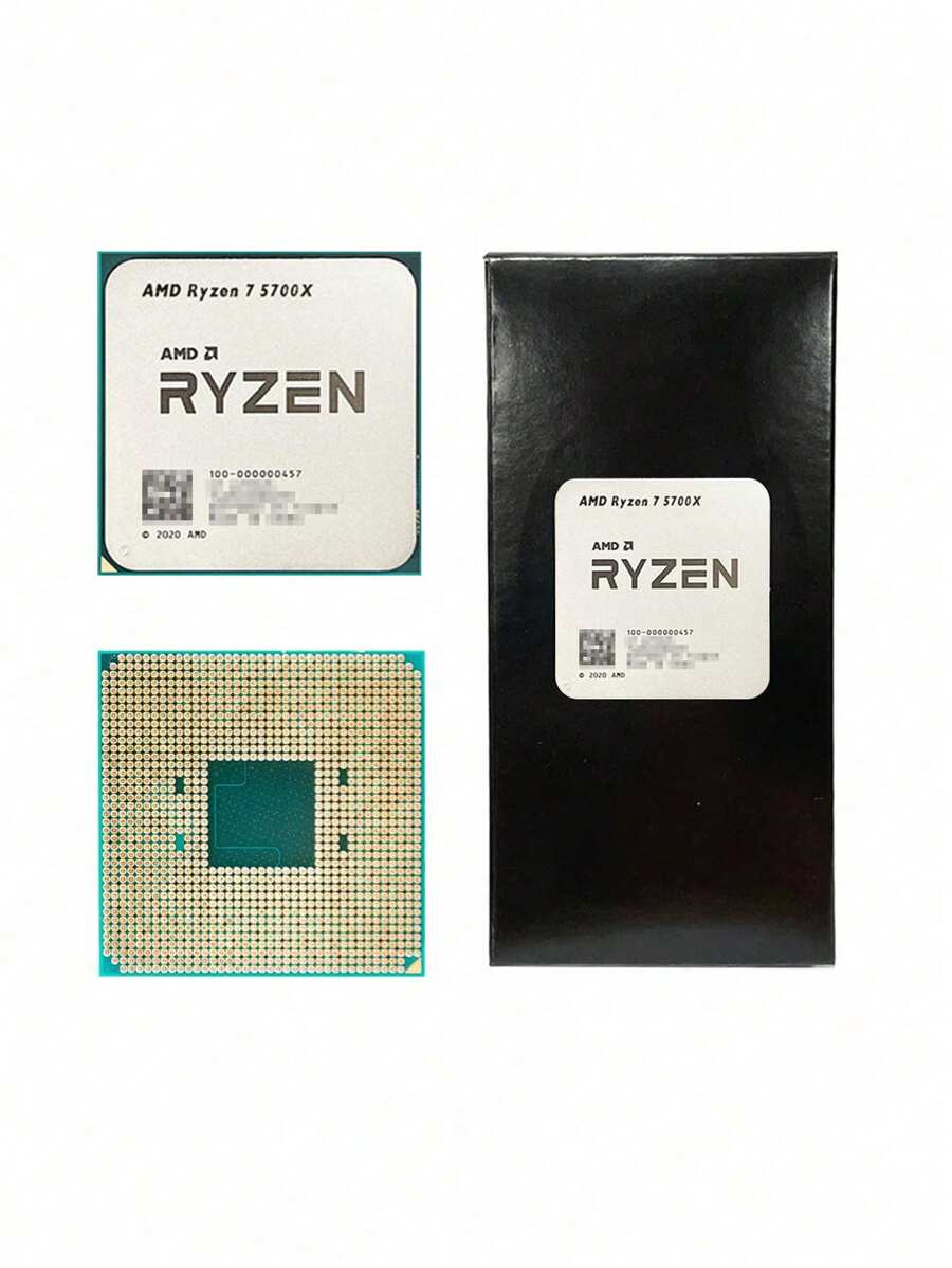 AMD Ryzen 7 5700X ความเร็วสูงสุด 3.4 GHz 8-แกนและ 16-สายโพรเซสเซอร์ ...