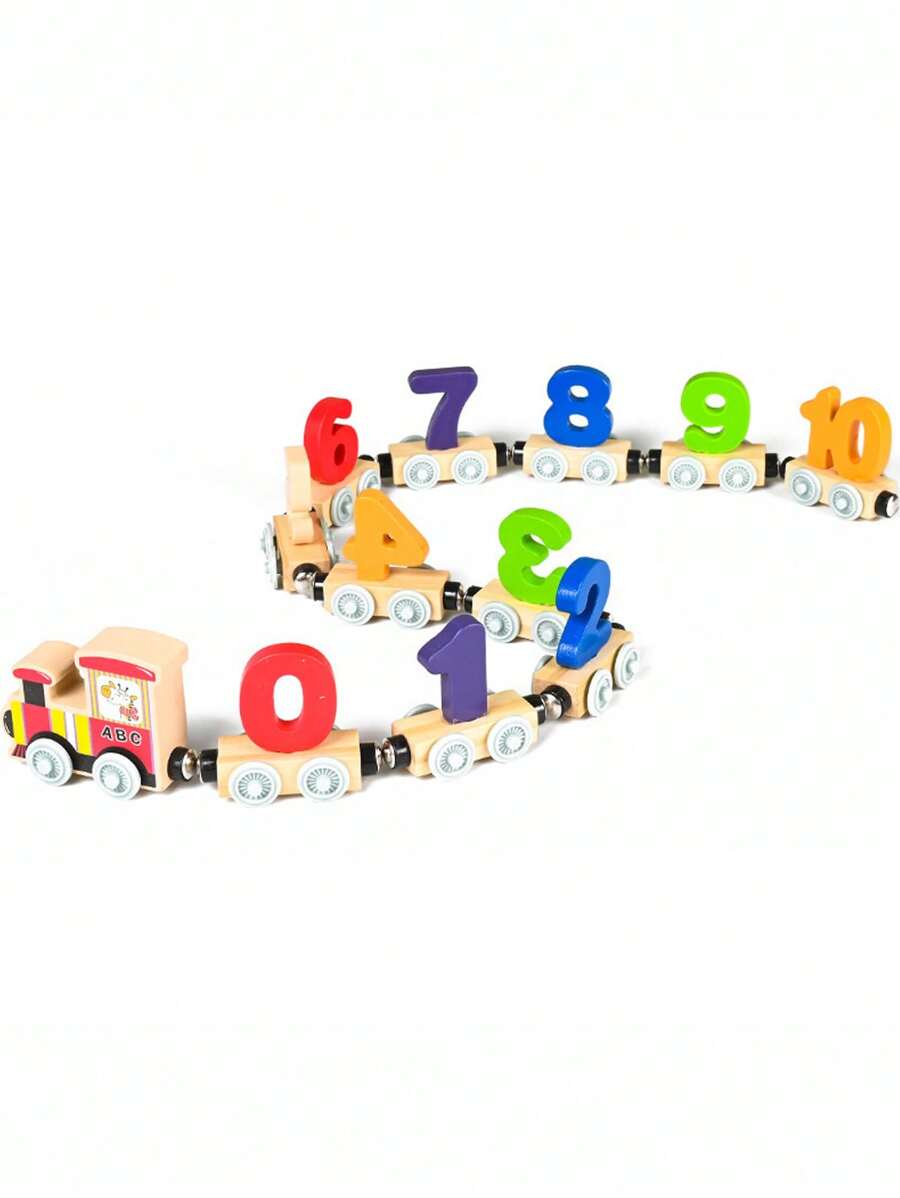 1 Pc Children's Wooden Early Education Enlightenment 12-Section ...