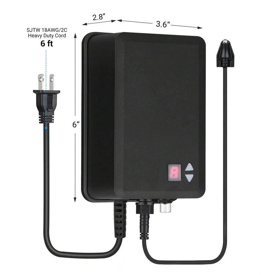 DEWENWILS 100W Low Voltage Transformer with Timer and Photocell Sensor ...