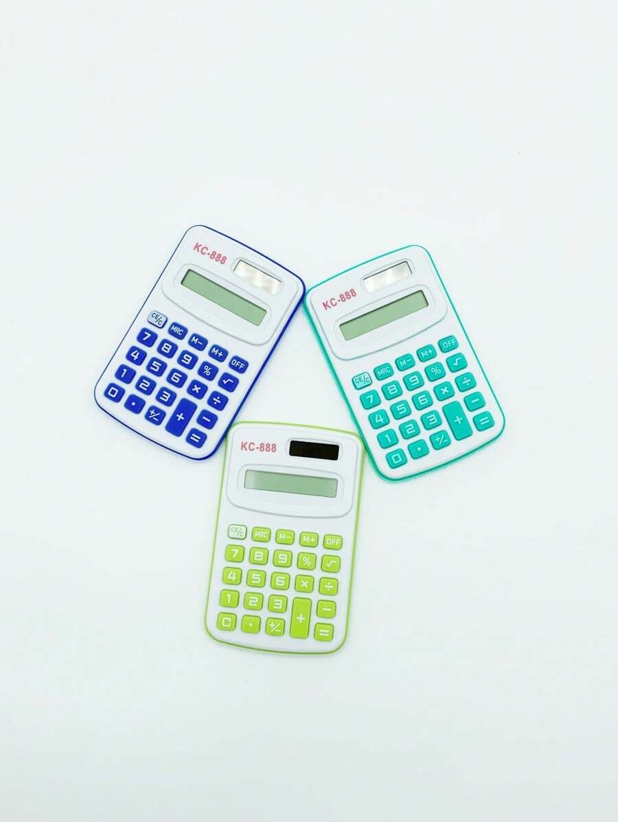 Mini Calculator Cute Cartoon Macaron Design Simple Desk Calculator ...