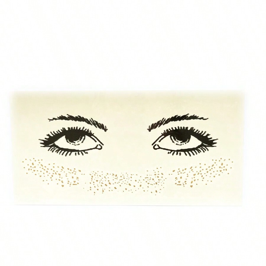 Exquisite Makeup-look Waterproof Dot Pattern Temporary Tattoo Eyebrows ...