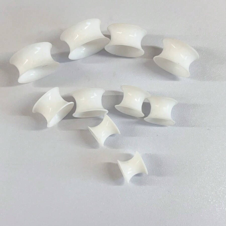 1pair Of Super Thin Silicone Ear Expanders With Flared End In 6mm/8mm ...
