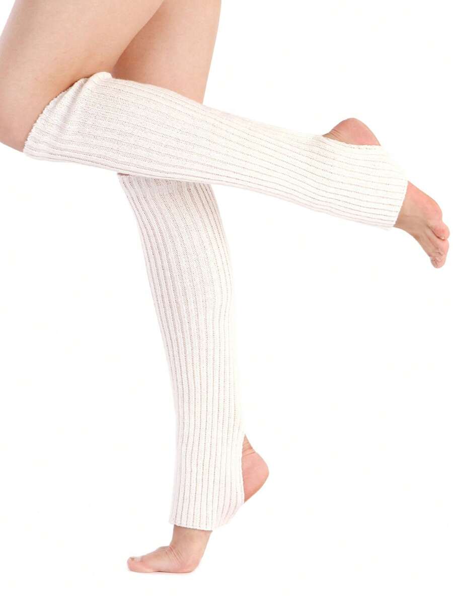 1Pair Children Adult Latin Dance Leg Cover Knitted Sports Protective ...