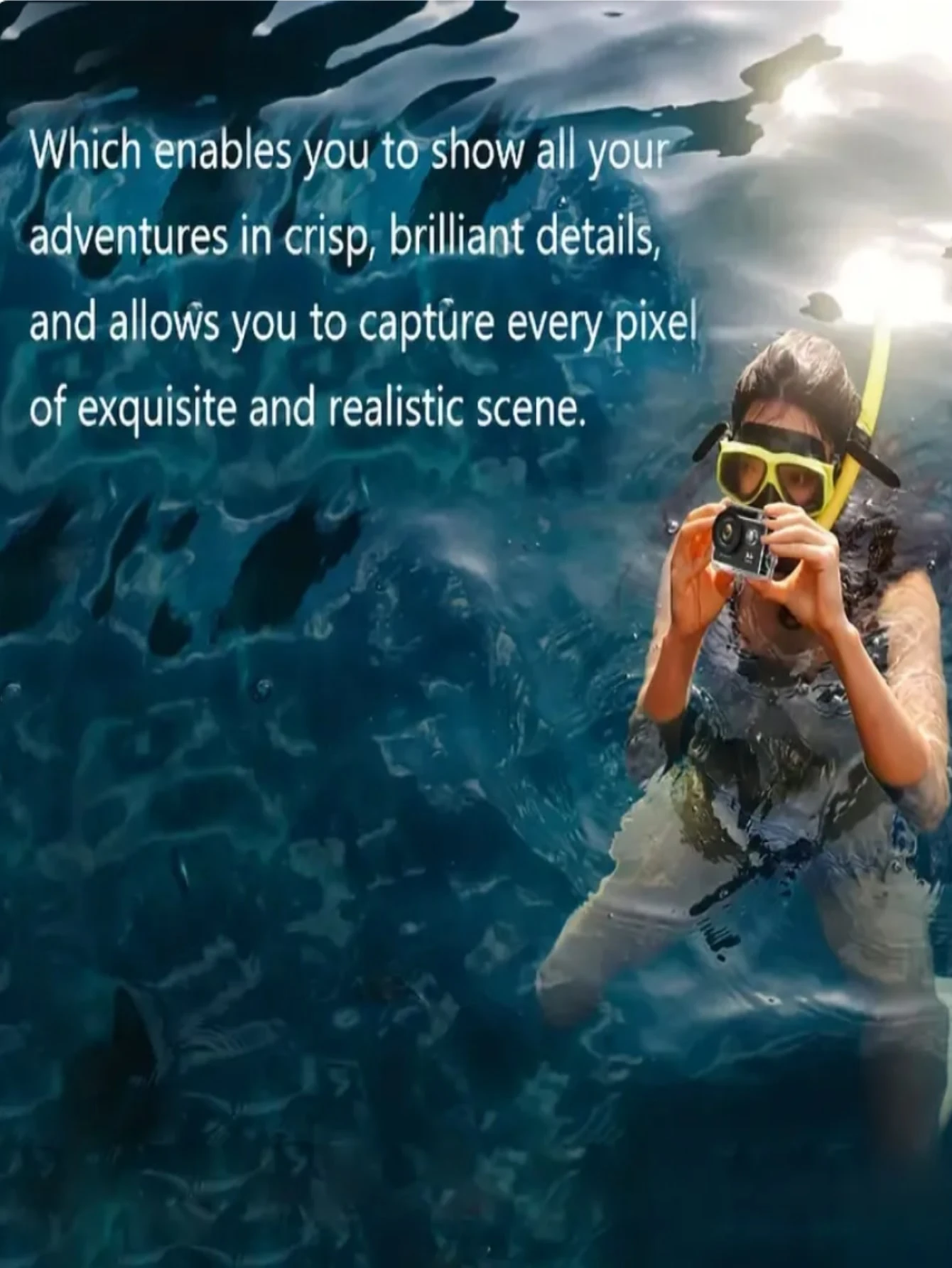 Novidade Câmera GoPro 4k Sports ultra HD DV 30M - 4KSPORTS Otima ...