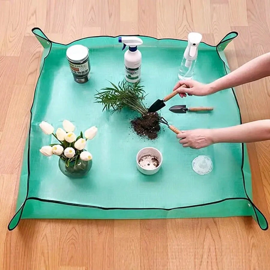 Waterproof Gardening Soil Changing Mat - Easy Clean Plant Digging Mat ...
