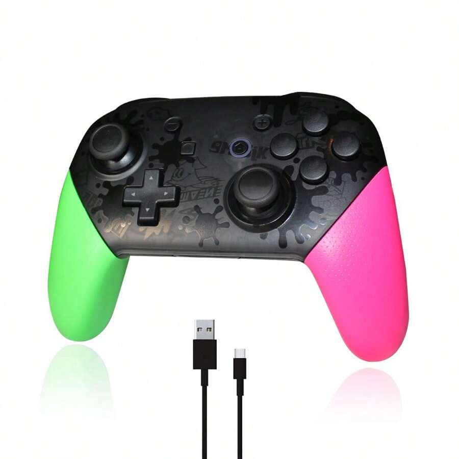 Rechargeable Wireless Controller Joystick Compatible N-Switch And PC ...