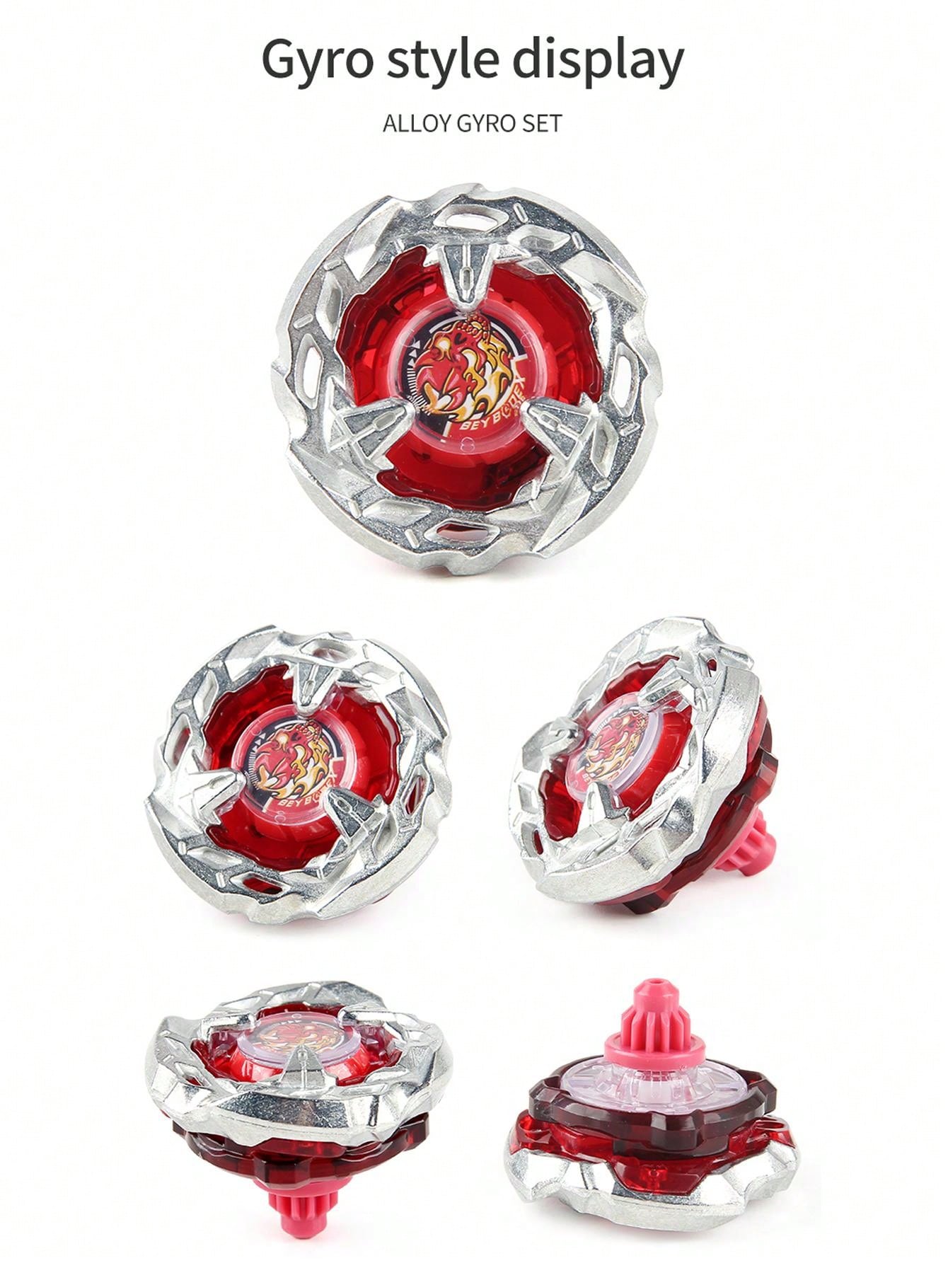 Hellsscythe 4-60T Beyblade X Starter BX-02 with Launcher Grip Battle Top Gyro Xmas Gift Red for ...