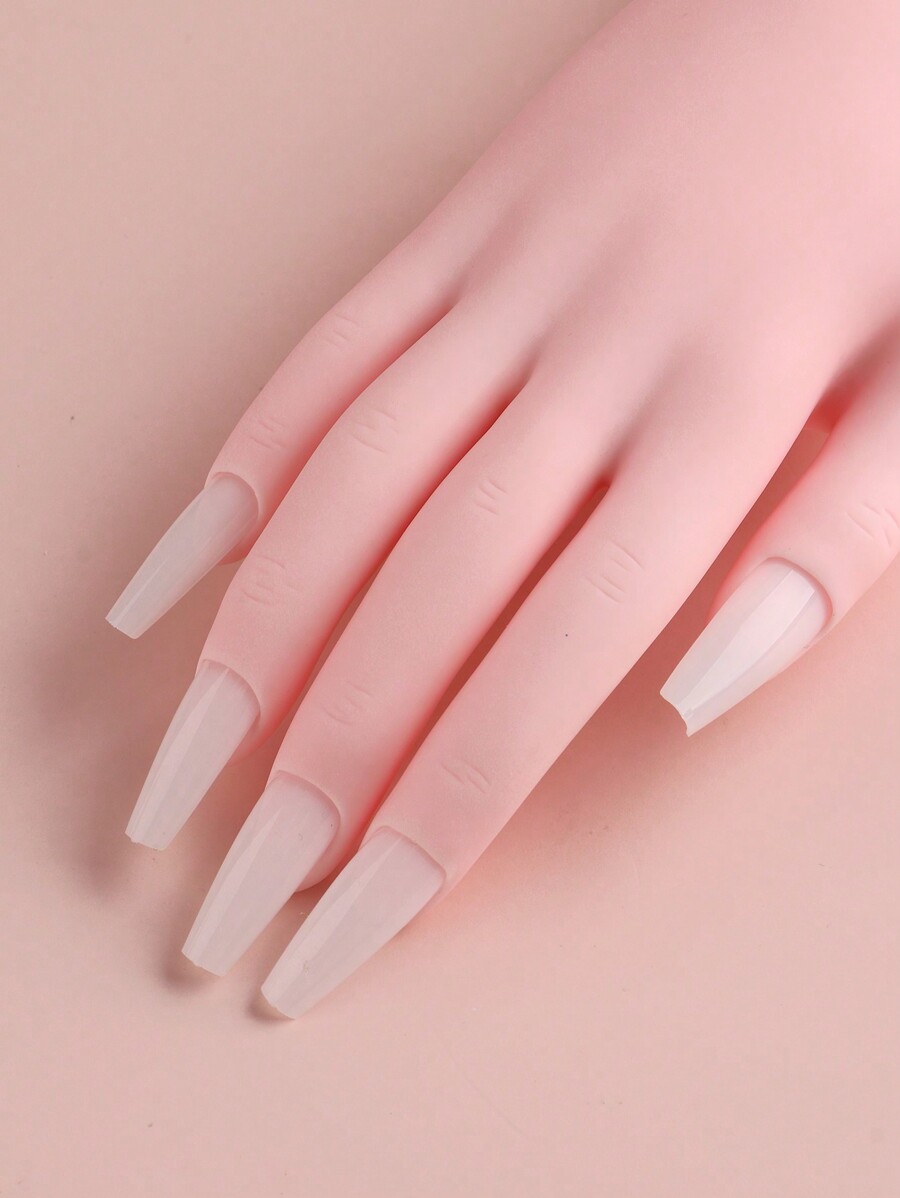 Silicone Bendable Practice Hand For Acrylic Flexible Nails Training ...