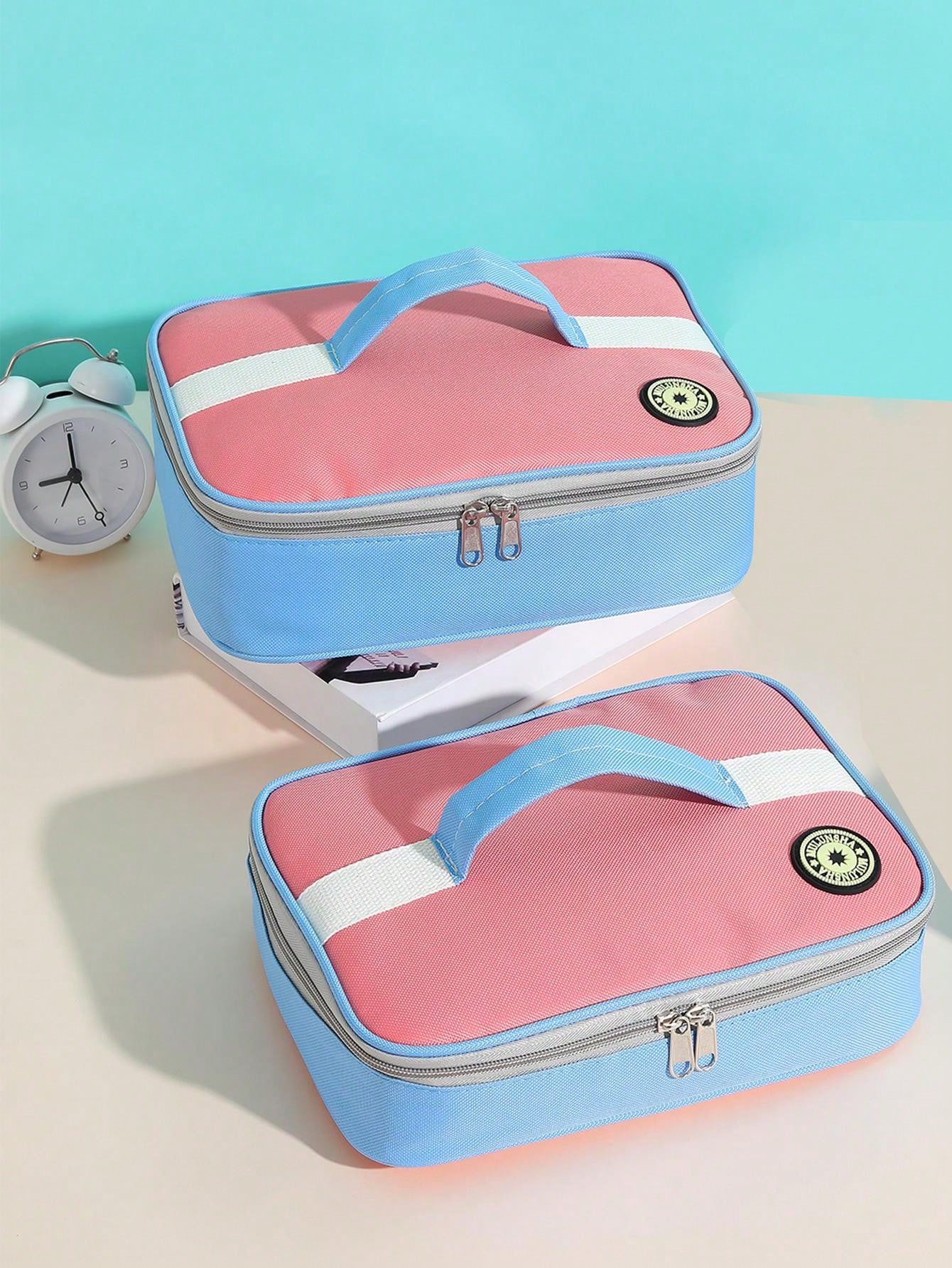 Lunch Box Bag, Portable Insulated Bag, Handheld Food Pouch, Lunch Bag ...