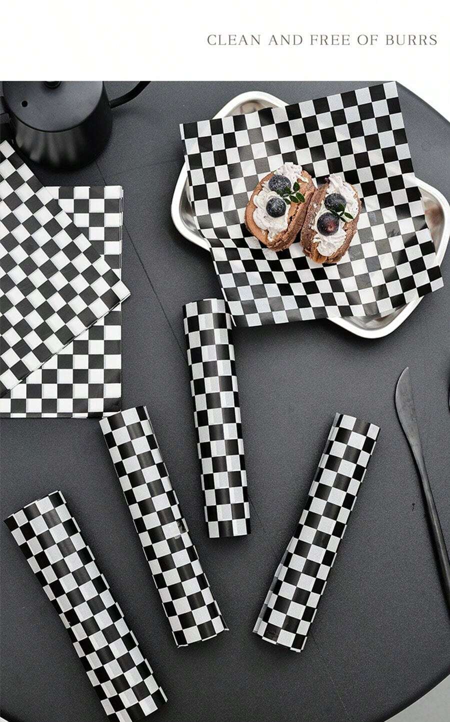 20Grids Greaseproof Paper, Alphabet Printed Food Wrapping Tissue, Plate ...