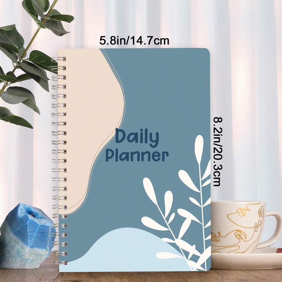 Daily Planner Notebook - Spiral Bound To Do List Tracker,Undated To Do ...