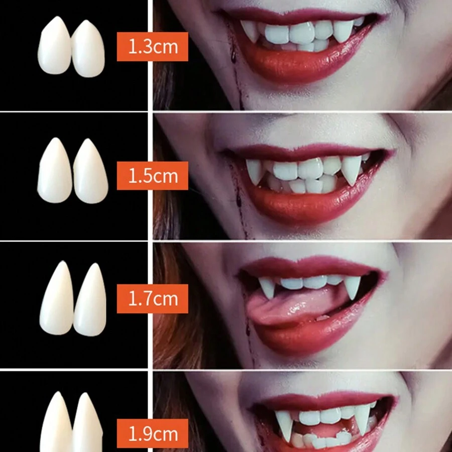 1 Pair Halloween Prop Vampire Teeth, Plasma Cosplay Prop, Gothic ...