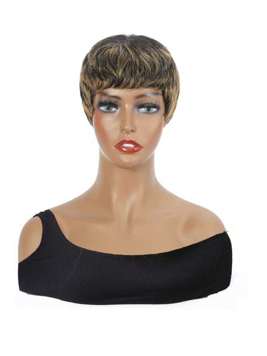 Short Pixie Cut Wigs For Black Women Super Short Hair Wigs Black Pixie ...