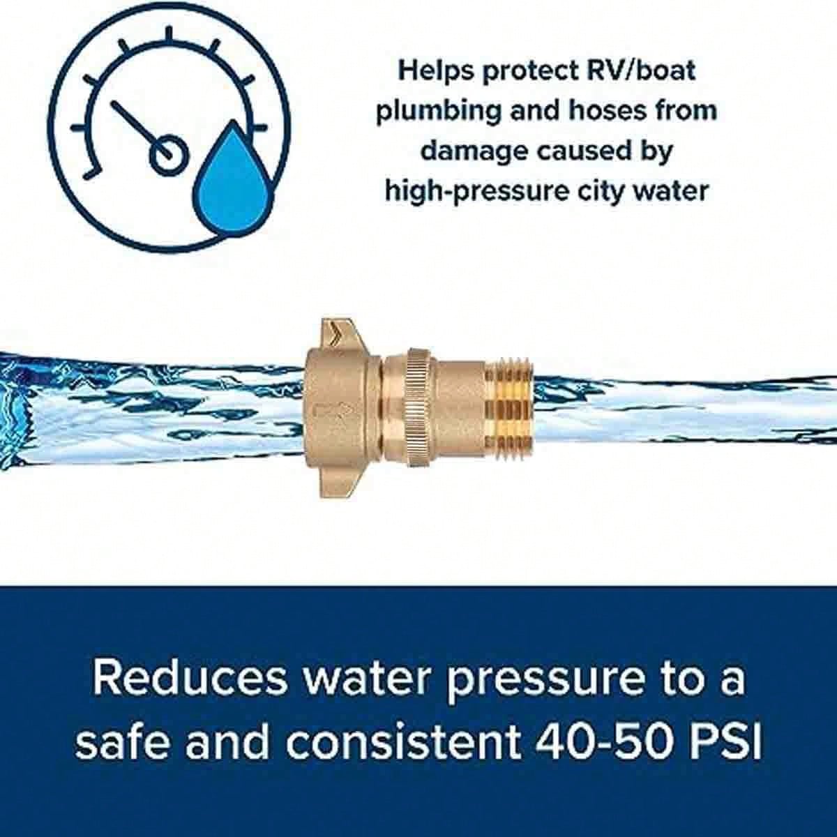 Water Pressure Regulator | Protects RV Kitchen Small Appliances ...