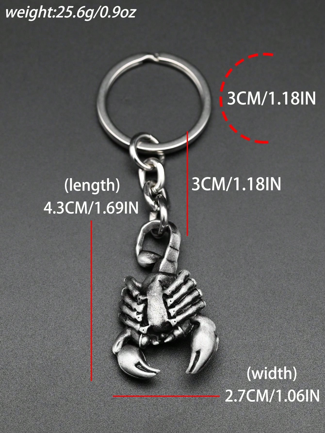 Men's Charm Scorpion Keychain | SHEIN USA