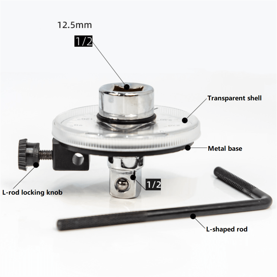 Torque Angle Gauge Wrench Adaptor Meter Pointer Dial Kilogram Scale ...