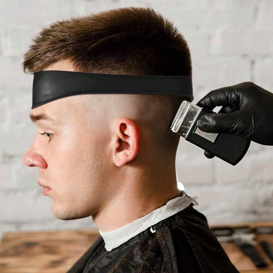 Diy Family Haircut Tools, Including Curved Silicone Hair Cutting Band ...