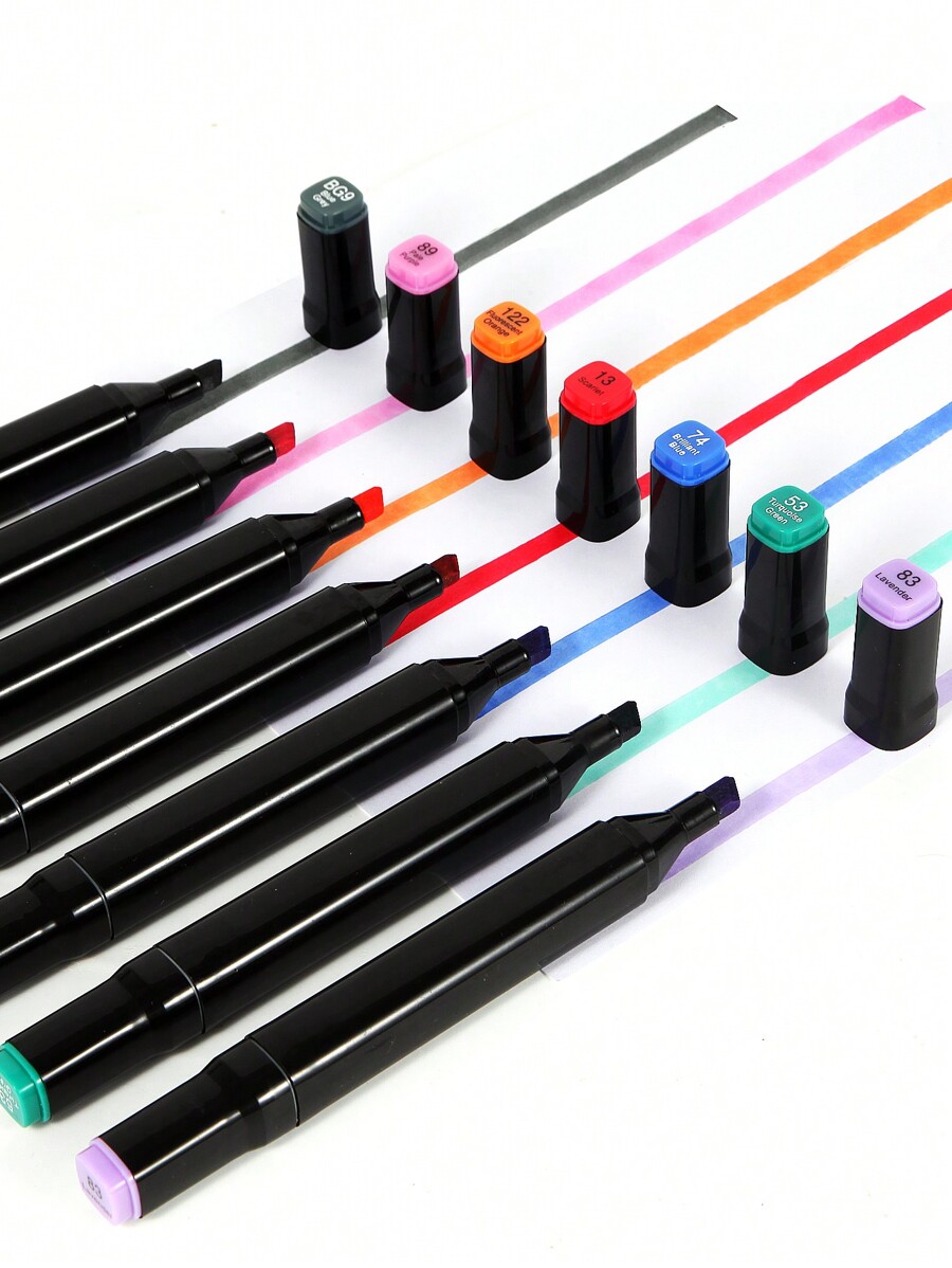 12-168 Colors Alcohol Markers Set Dual Tip Permanent Art Markers For ...