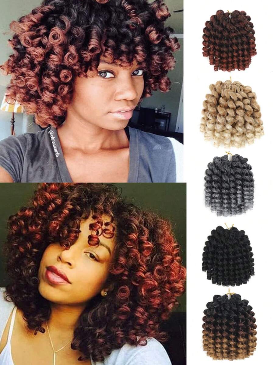 8 Inch 20 Roots Wand Curl Crochet Hair Jamaican Bounce Crochet Hair ...
