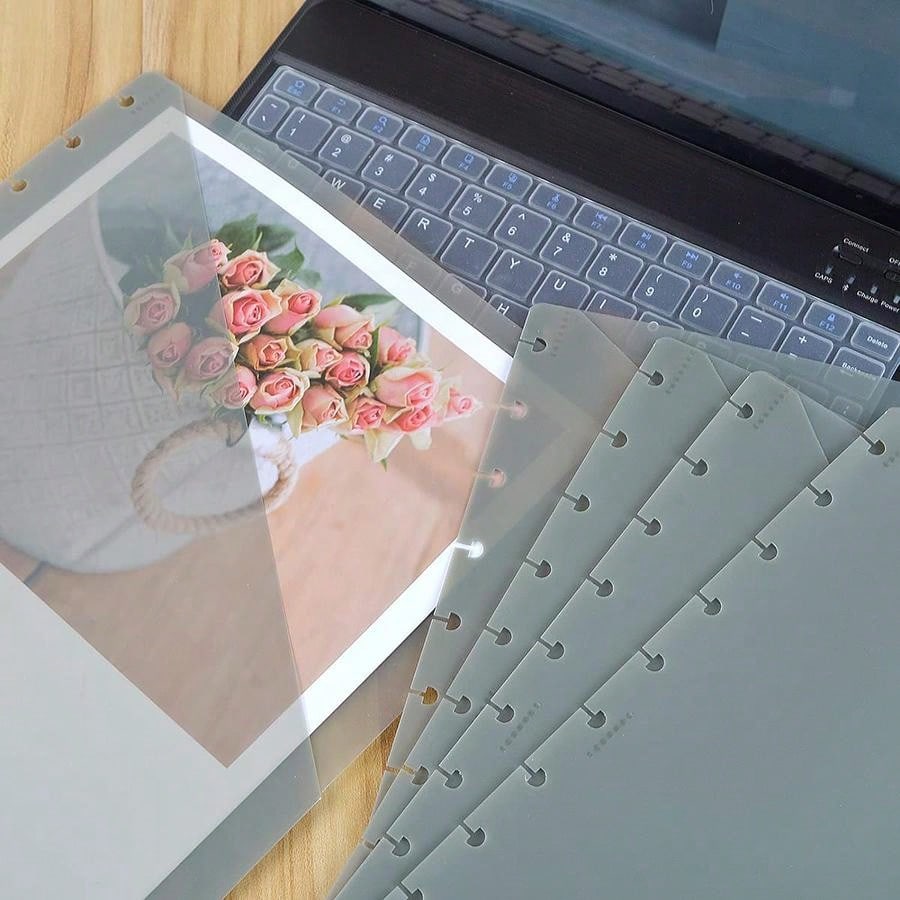 6 Pack Letter Size Discbound Pocket Dividers Discbound Pocket Pages ...