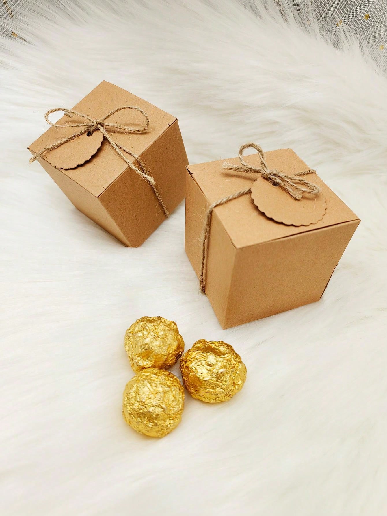 10pcs Paper Gift Box, Minimalist Plain Gift Box For Party | SHEIN USA