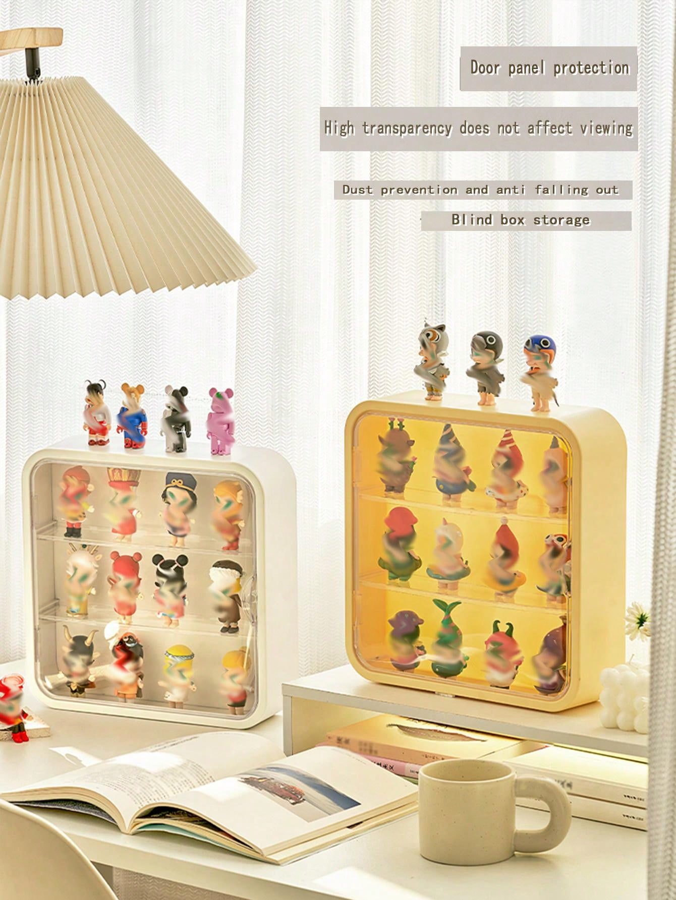 A Wall-mounted Blind Box Storage Box, Hand-made Building Block Blind ...